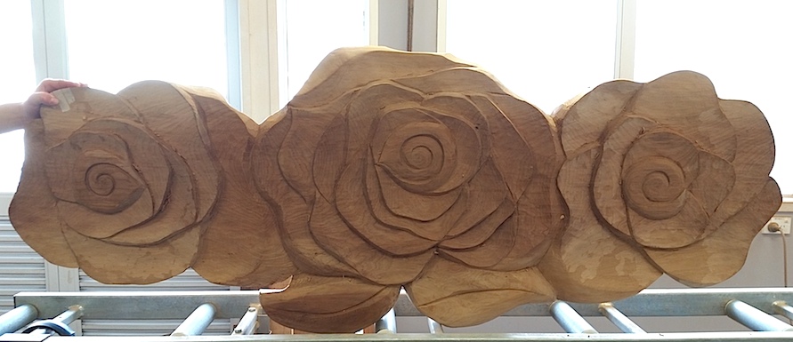 Year 12 student outcome: Carved wooden headboard / Designing and ...